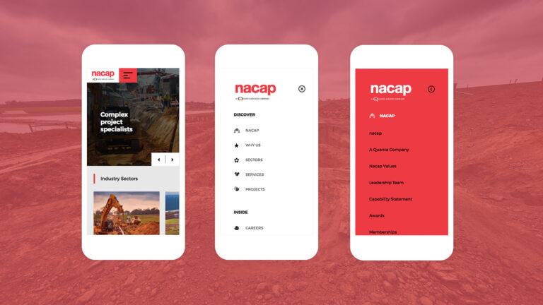 Nacap : Web Design Service Melbourne | JTB Studios