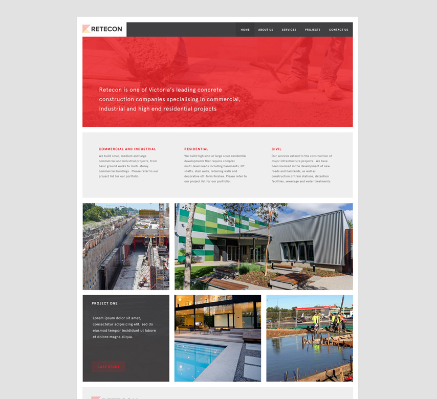 Retecon : Web Design Service Melbourne | JTB Studios