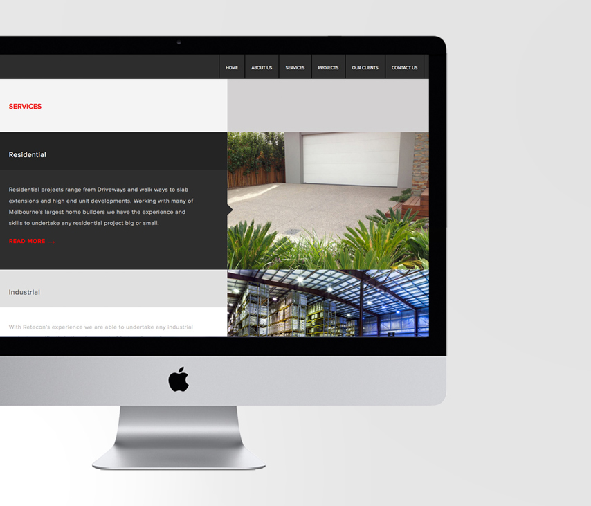Retecon : Web Design Service Melbourne | JTB Studios