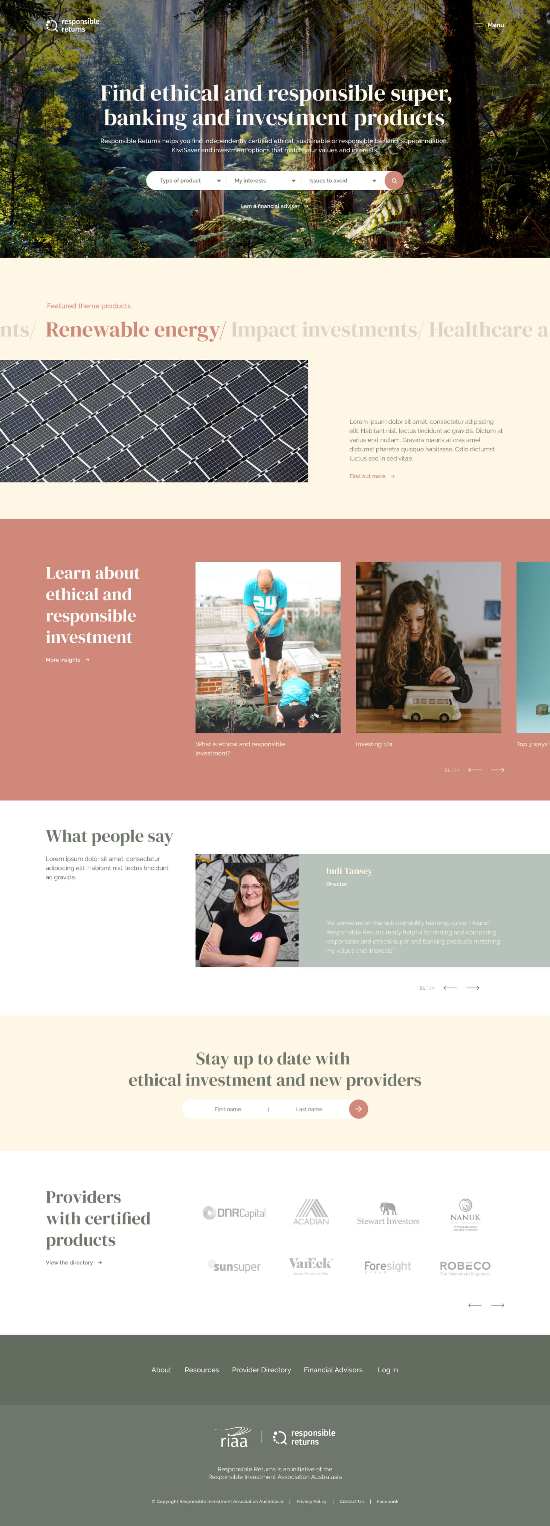 Responsible Returns : Web Design Service Melbourne | JTB Studios