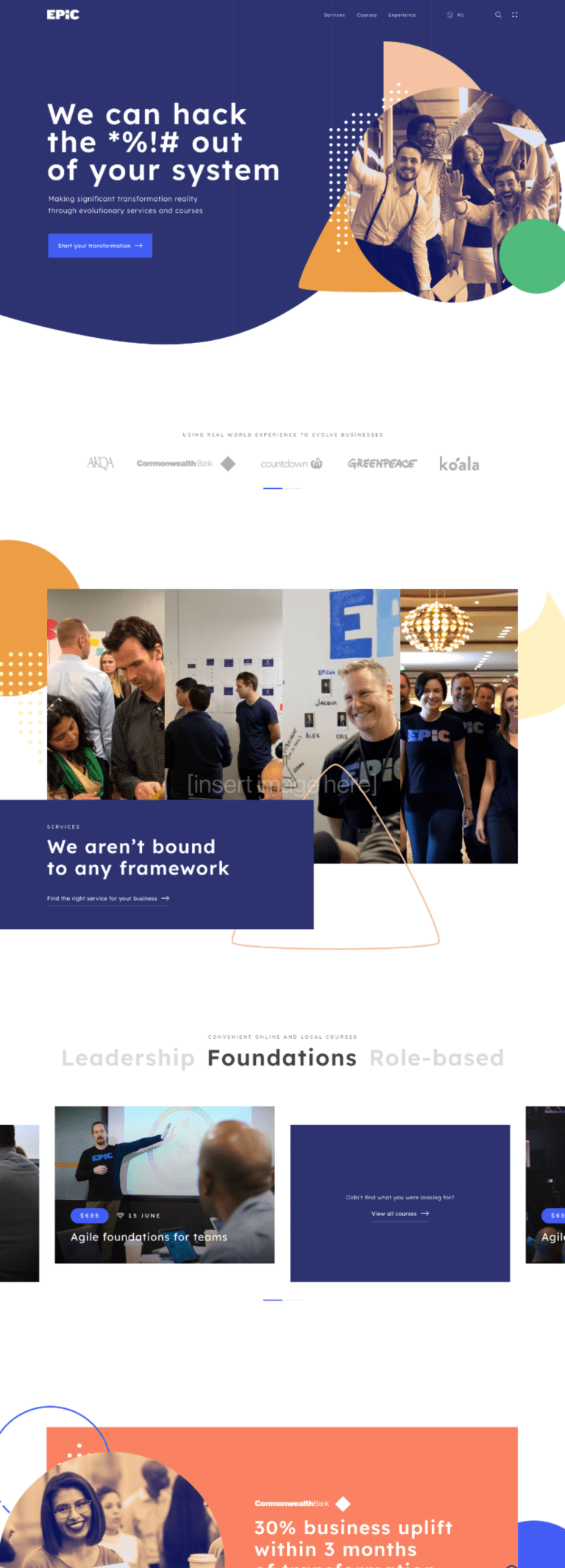 Epic : Web Design Service Melbourne | JTB Studios