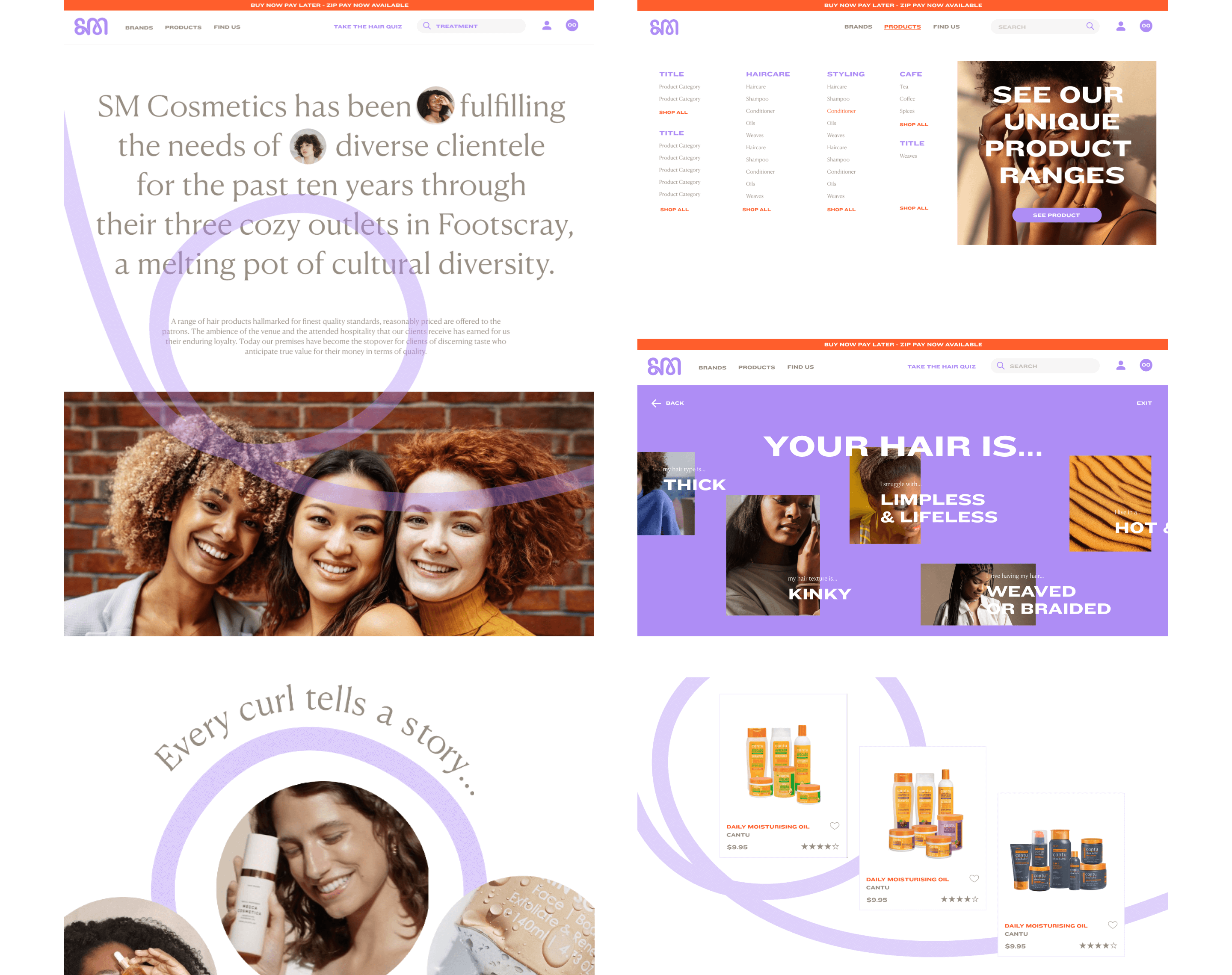SM Cosmetics | Web Design Service Melbourne | JTB Studios